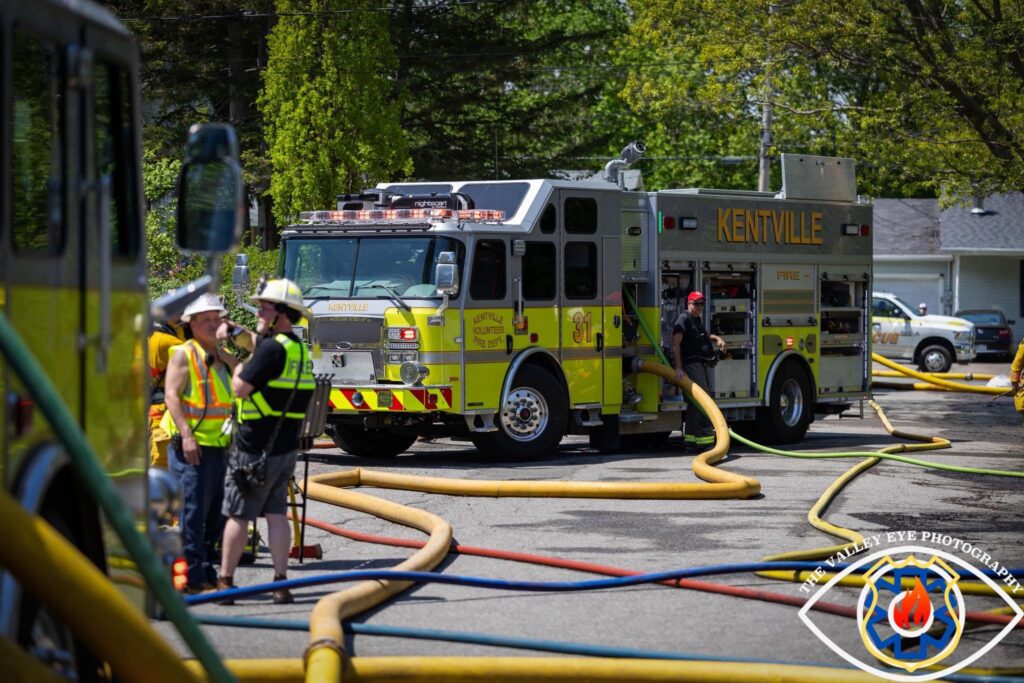Firefighters on scene of a structure fire in Kentville - The Valley Eye ...
